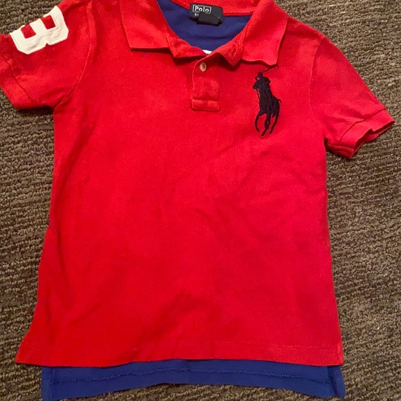 Polo Ralph Lauren | Shirts & Tops | Red And Blue Polo Shirt | Poshmark